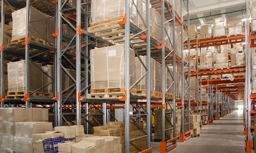 Front shelving Padded shelving Warehouse mezzanine m. Cherry Warehouse ...